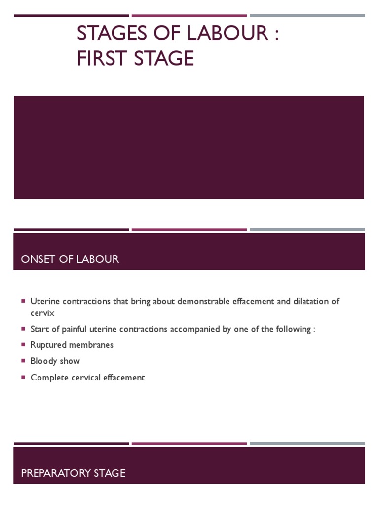 Stages of Labour: An In-Depth Explanation of the First Stage of Labour ...
