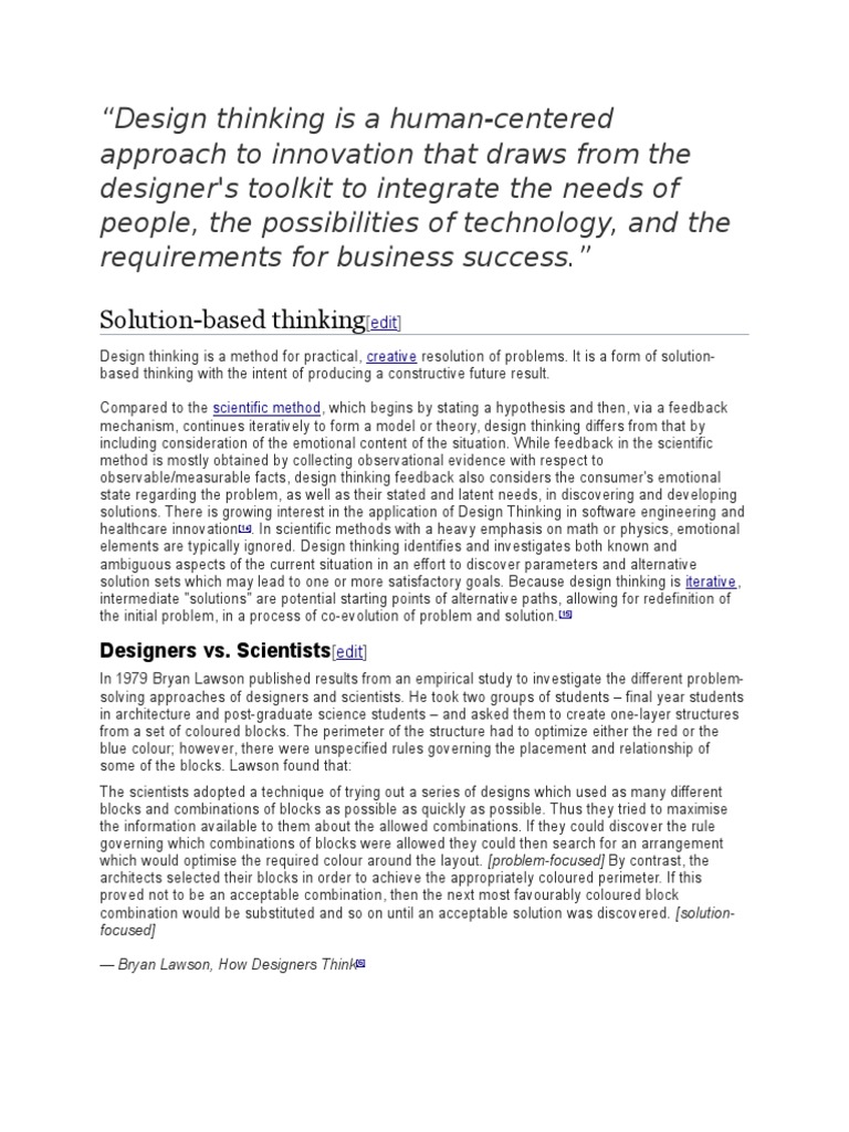 Design Thinking in HR | Download Free PDF | Design Thinking | Design