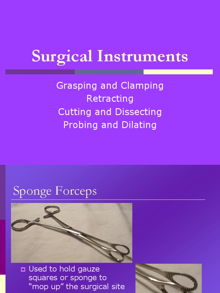 Surgical Instruments | PDF | Surgery | Medical Specialties