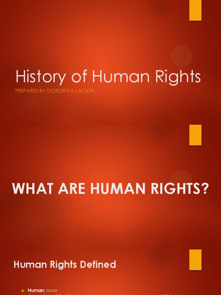 Evolution of Human Rights | PDF | United States Declaration Of ...