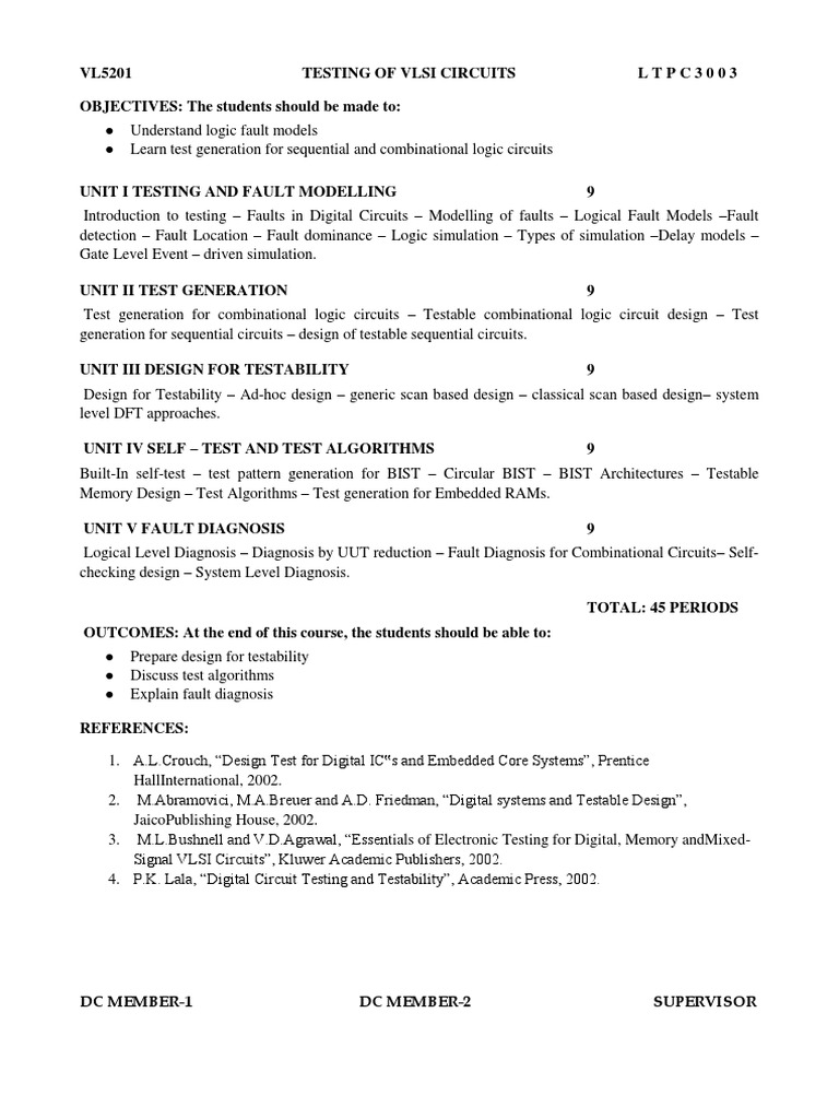 Course Work Syllabus | PDF | Field Programmable Gate Array | Logic Synthesis