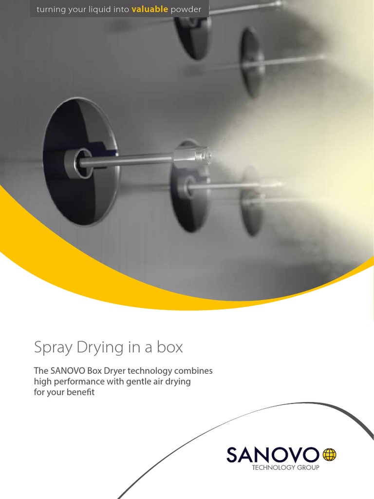 SANOVO Spray Drying - Box | PDF | Clothes Dryer | Hvac