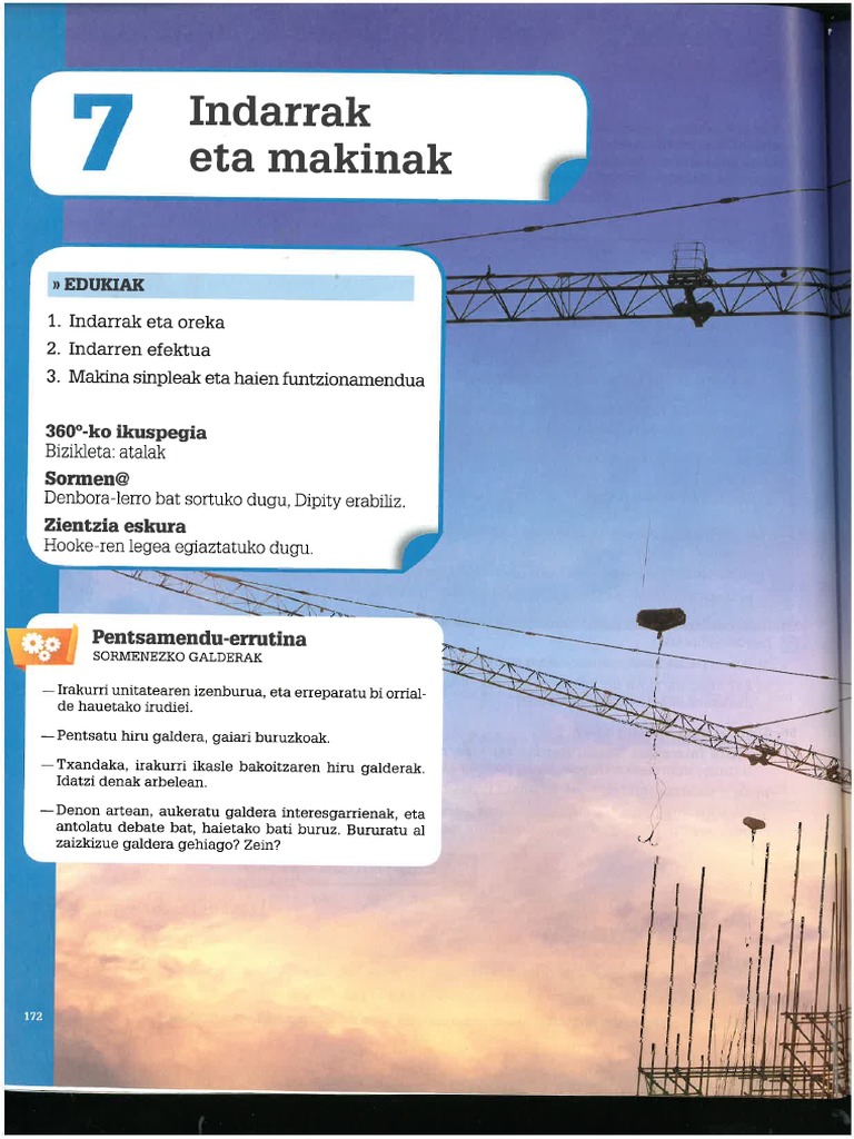 Indarrak Eta Makinak | PDF