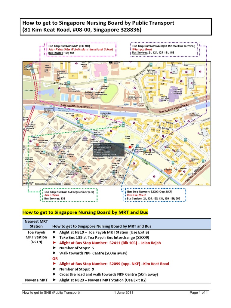 How To Get To SNB (Public Transport) | PDF | Electric Rail Transport ...