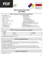Water Material Safety Data Sheet | PDF | Toxicity | Biodegradation