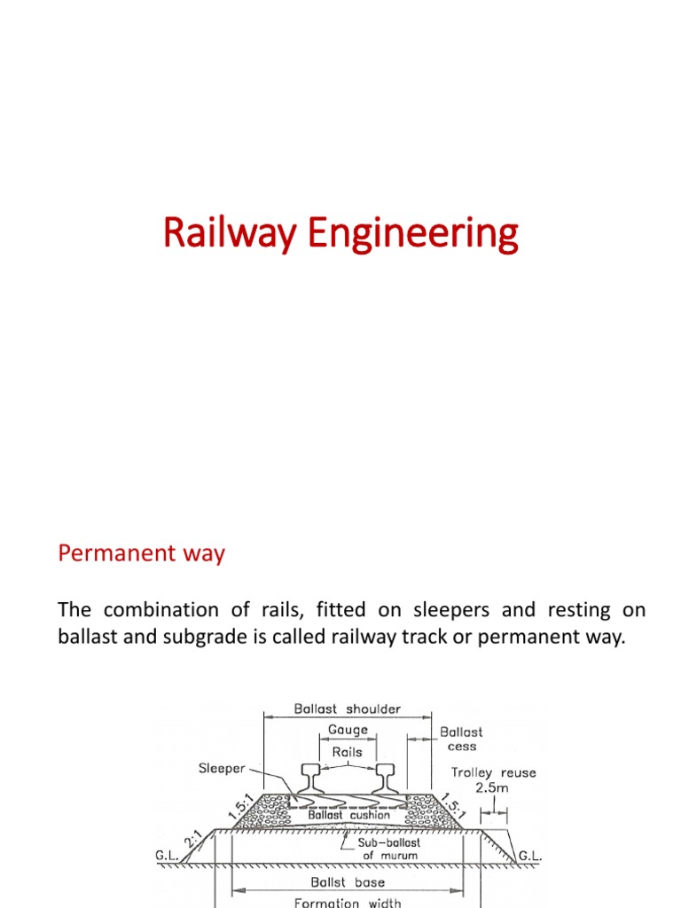 Transportation Engineering | PDF | Track Gauge | Track (Rail Transport)