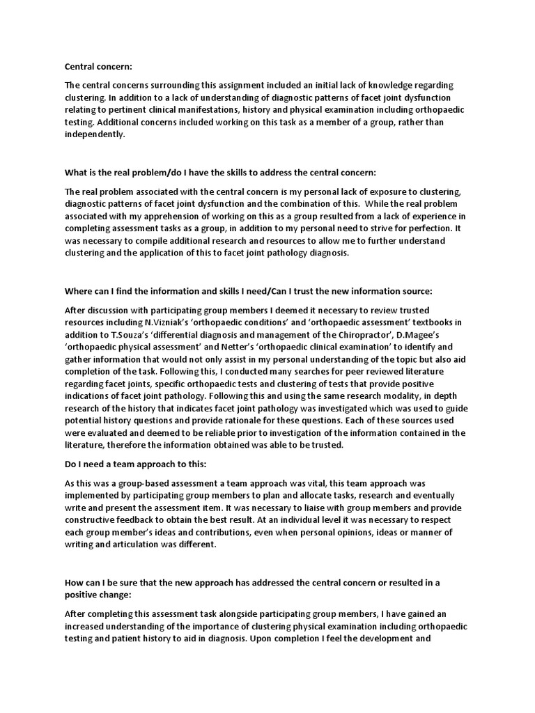 Reflection - Video Assessment | PDF | Medical Diagnosis | Pathology