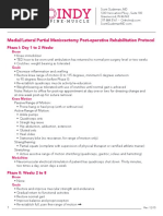 Total Knee Arthroplasty (Tka) Post-Op Clinical Practice Guideline | PDF ...