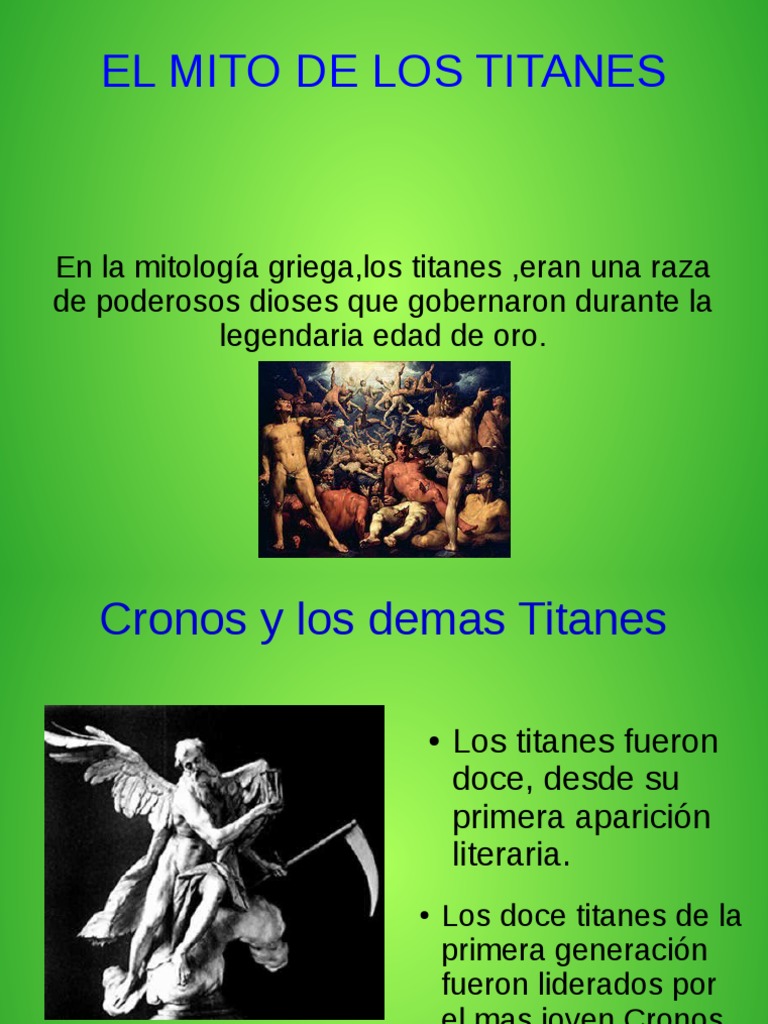 Los Doce Titanes en la Mitología Griega | PDF | Libros para adolescentes