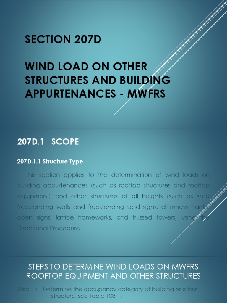 Calculating Wind Loads on Rooftop Equipment and Other Structures | PDF ...