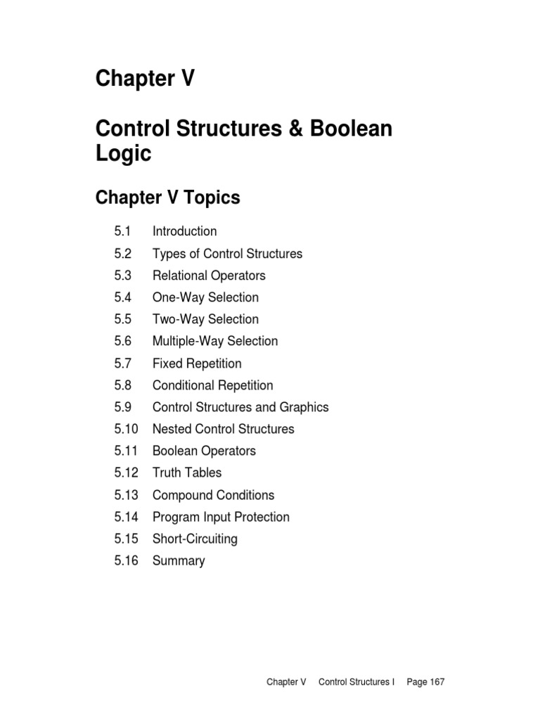 Text05 Controlstructures | Download Free PDF | Control Flow | Computer Program