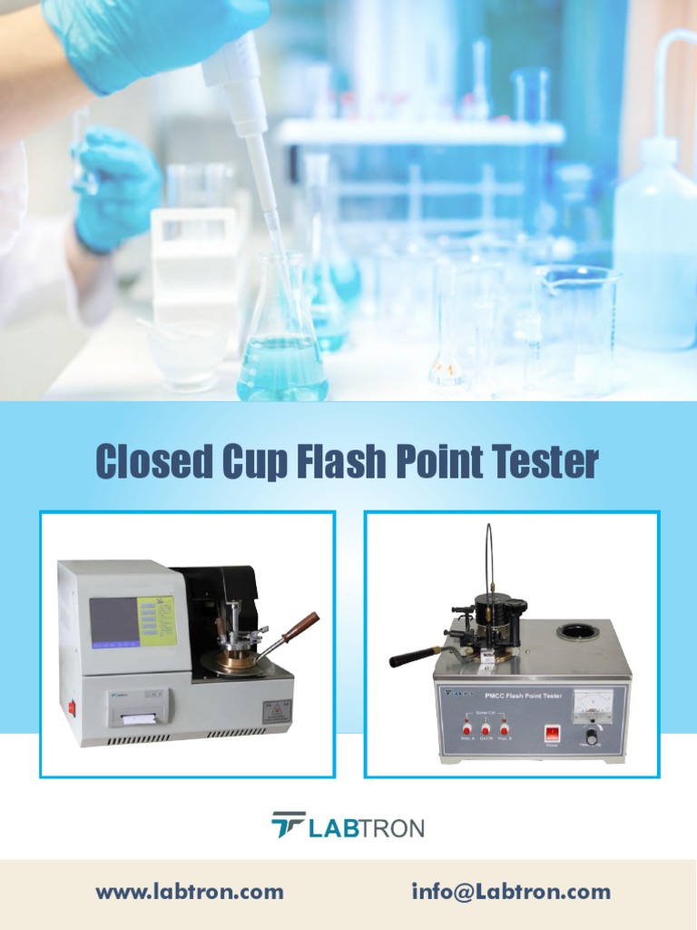 Closed Cup Flash Point Testers Guide | PDF | Diesel Fuel | Petroleum