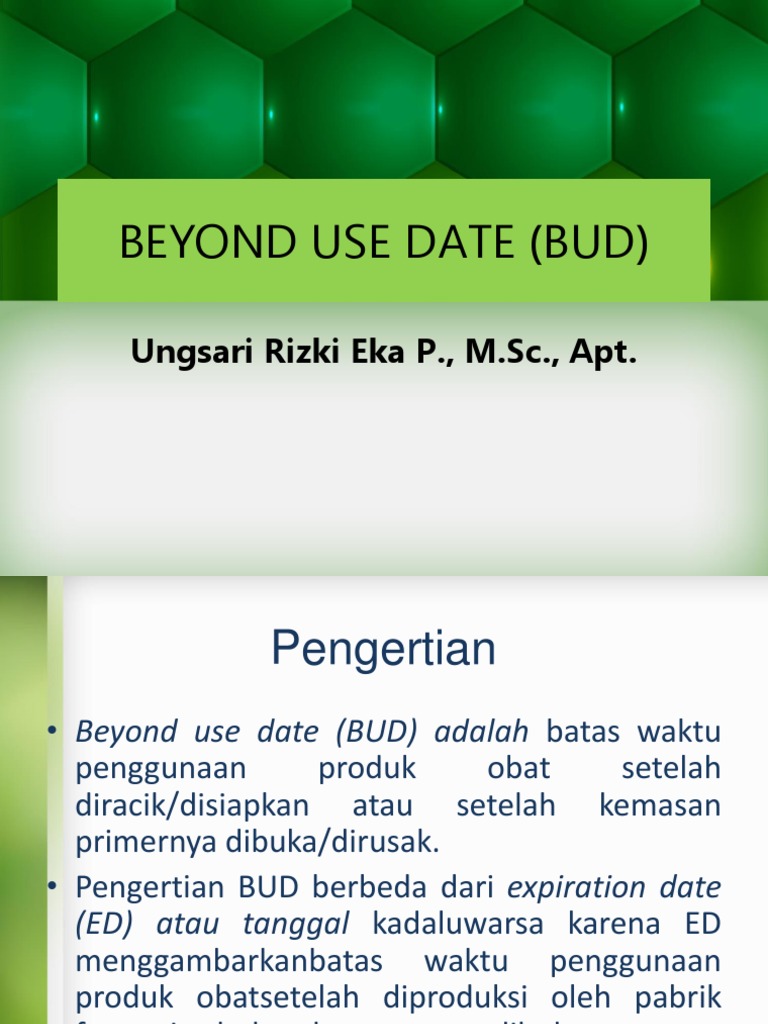 BUD OBAT | PDF
