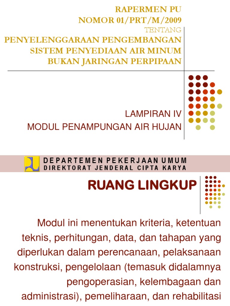 04 Penampungan Air Hujan | PDF