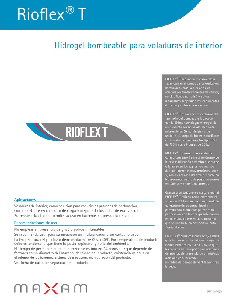 Rioflex T PDF | PDF | Agua | Naturaleza