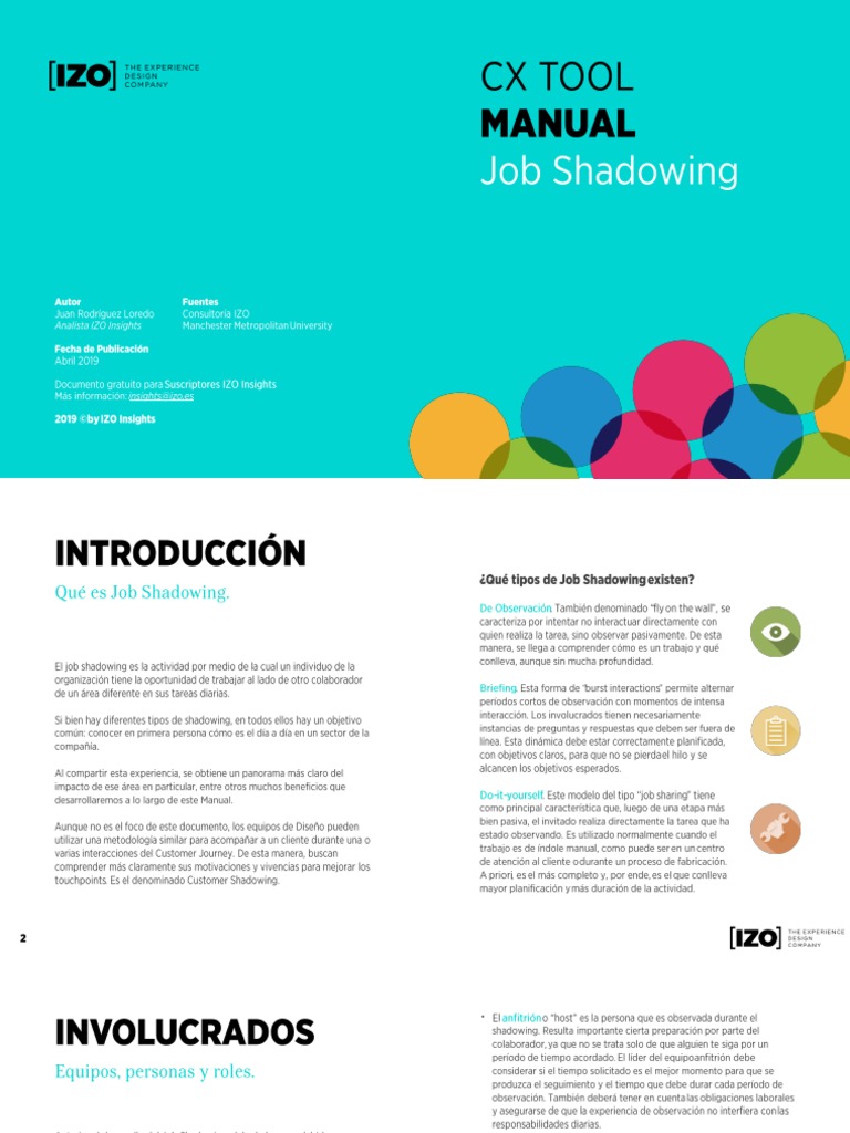 Guia Shadowing 2019 | PDF