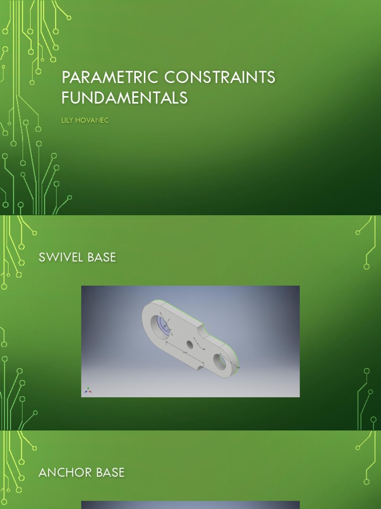Parametric Constraint Fundamentals | PDF