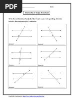 Angles in Parallel Lines pdf1 | PDF | Angle | Elementary Geometry