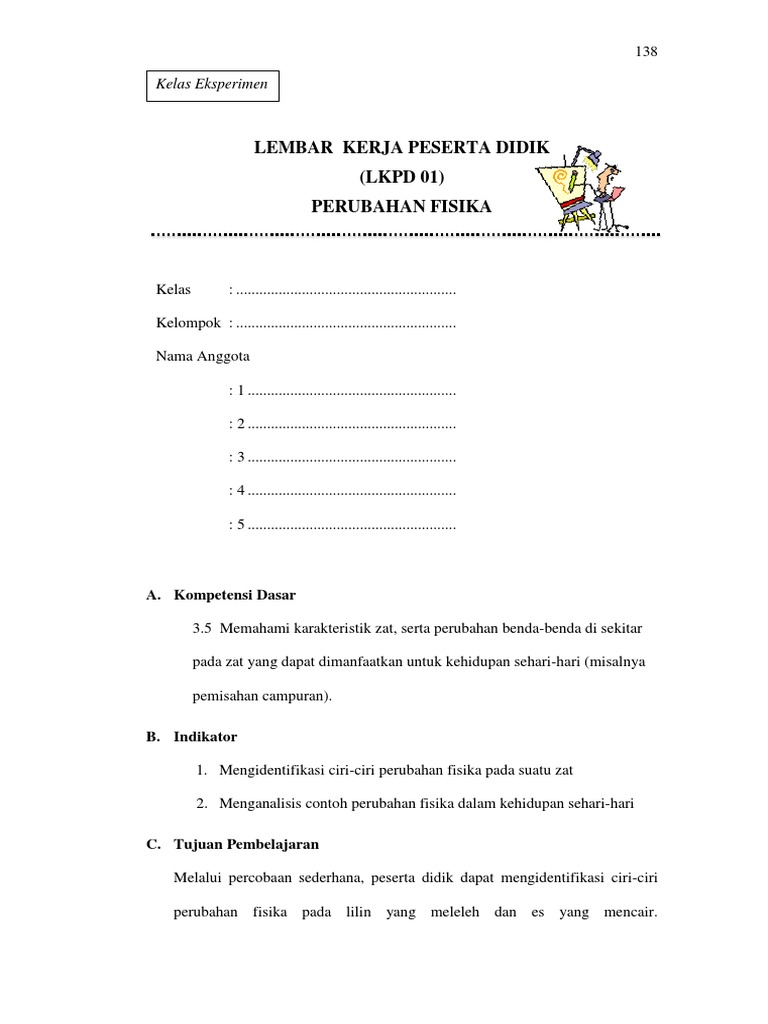 LKPD 01 Eksperimen | PDF