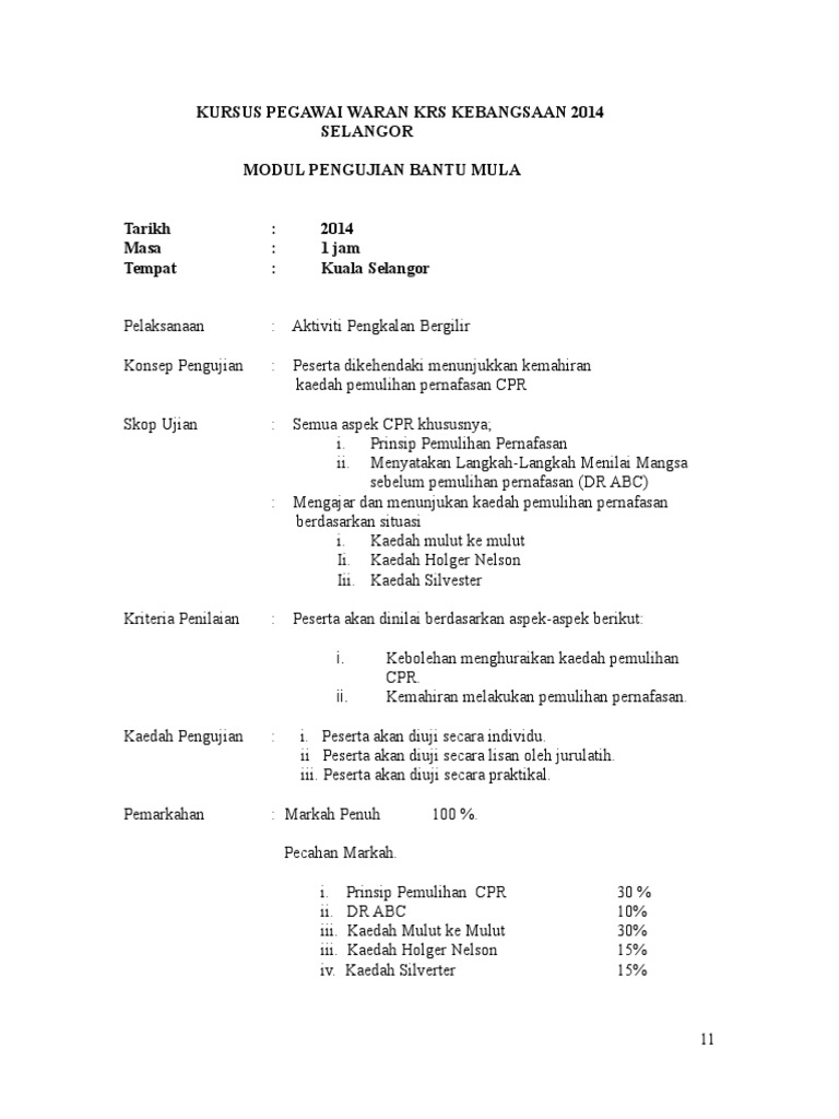 Modul Bantu Mula KRS | PDF
