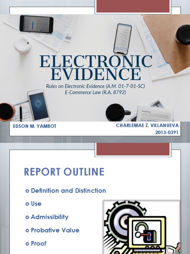 Electronic Evidence | PDF | Evidence (Law) | Affidavit