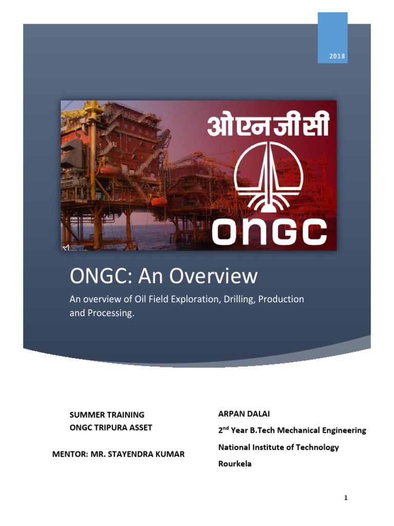 ONGC: An Overview: An Overview of Oil Field Exploration, Drilling ...