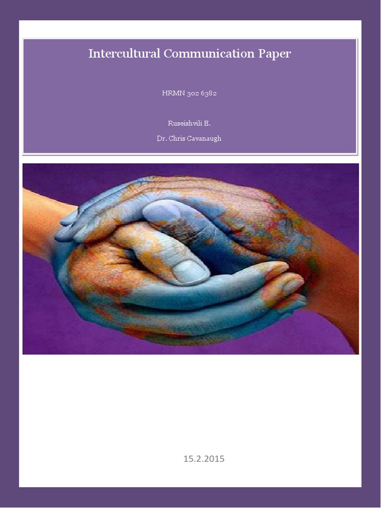 Intercultural Communication Paper | PDF | Teachers | Cross Cultural ...