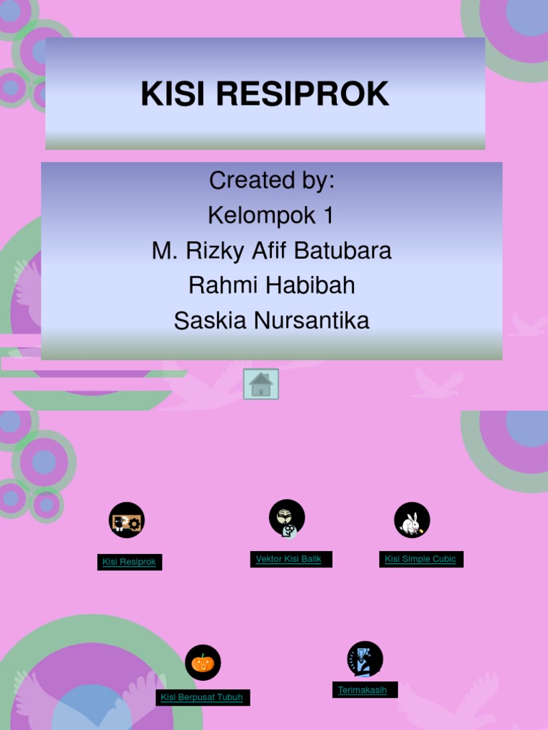 Kisi Resiprok | PDF