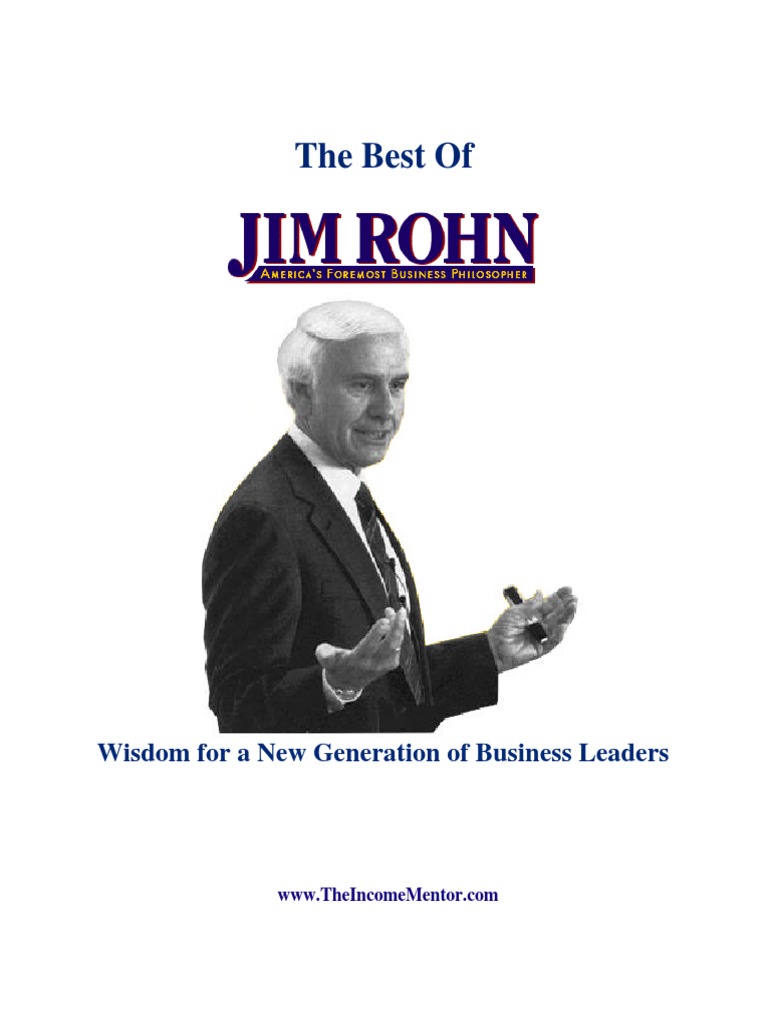 The Best of Jim Rohn - Ebook PDF | PDF | Goal Setting | Goal