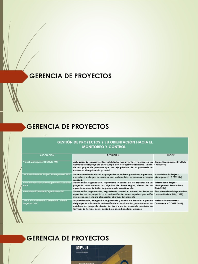 Gerencia de Proyectos - PMBOK | PDF | Planificación | Business