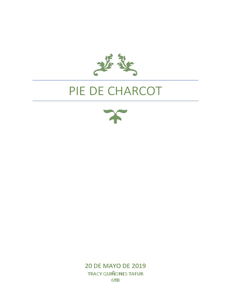 Understanding the Pathogenesis, Diagnosis and Treatment of Charcot Foot ...