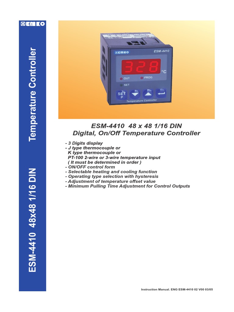 Esm - 4410 Manual | PDF | Fuse (Electrical) | Parameter (Computer Programming)