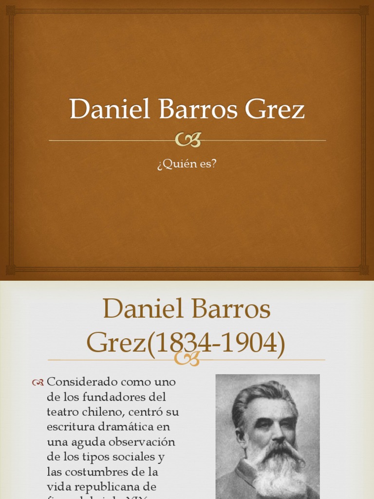 Daniel Barros Grez | PDF