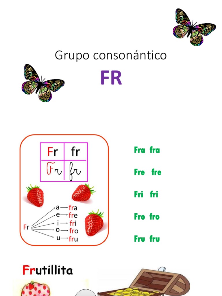 Grupo Consonántico FR | PDF