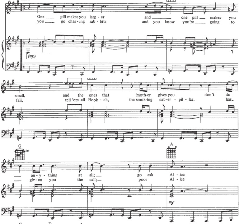 White Rabbit Sheet Music | PDF