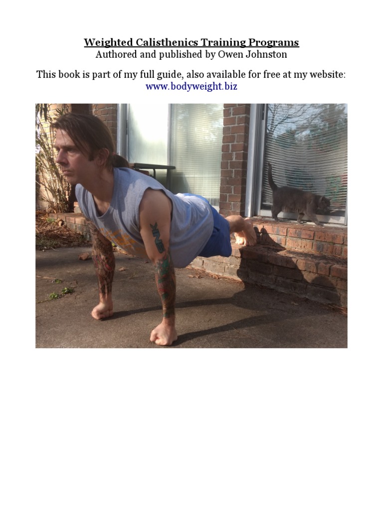 Weighted Calisthenics Training Programs PDF | PDF | Weight Training ...