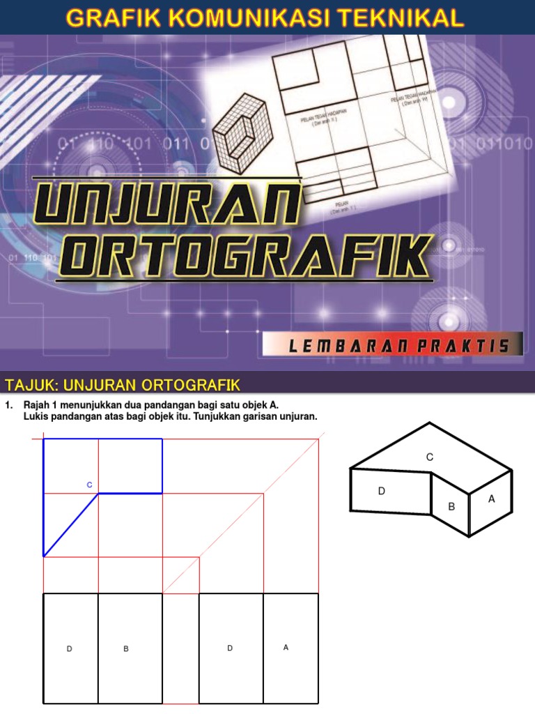 Technical Drawing - Unjuran Ortografik | PDF