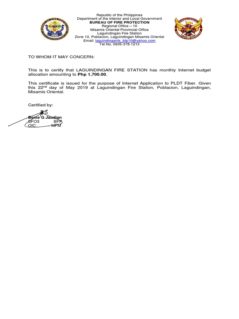 PLDT Application | PDF