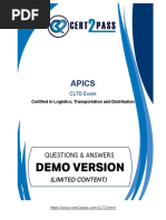 APICS CPIM Self-Study Resources: CPIM Exam Content Manual | PDF ...