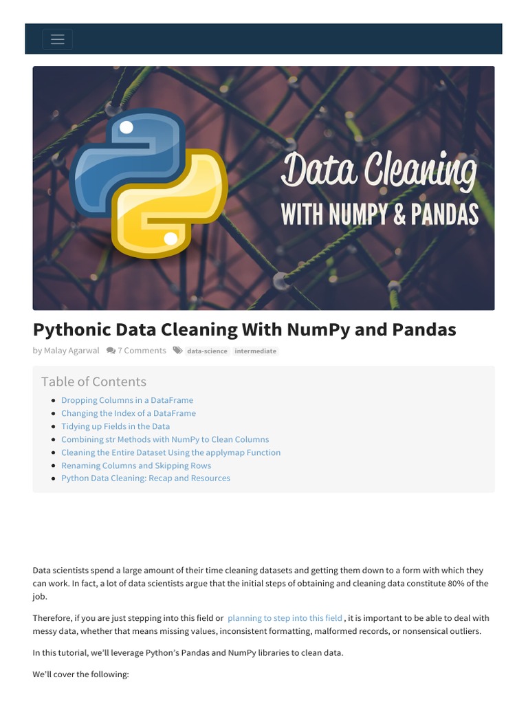 Data Cleaning With Python | PDF | Regular Expression | Parameter (Computer Programming)