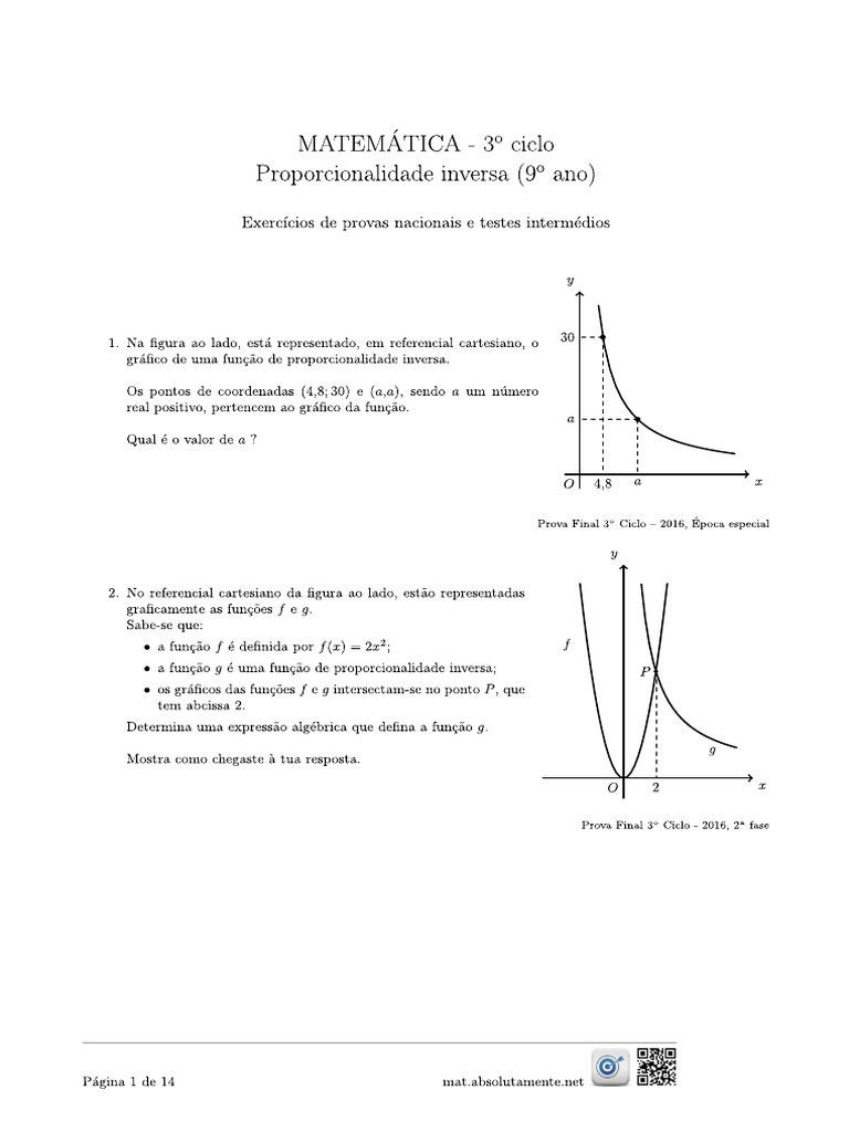 Funcoes Inversas | PDF