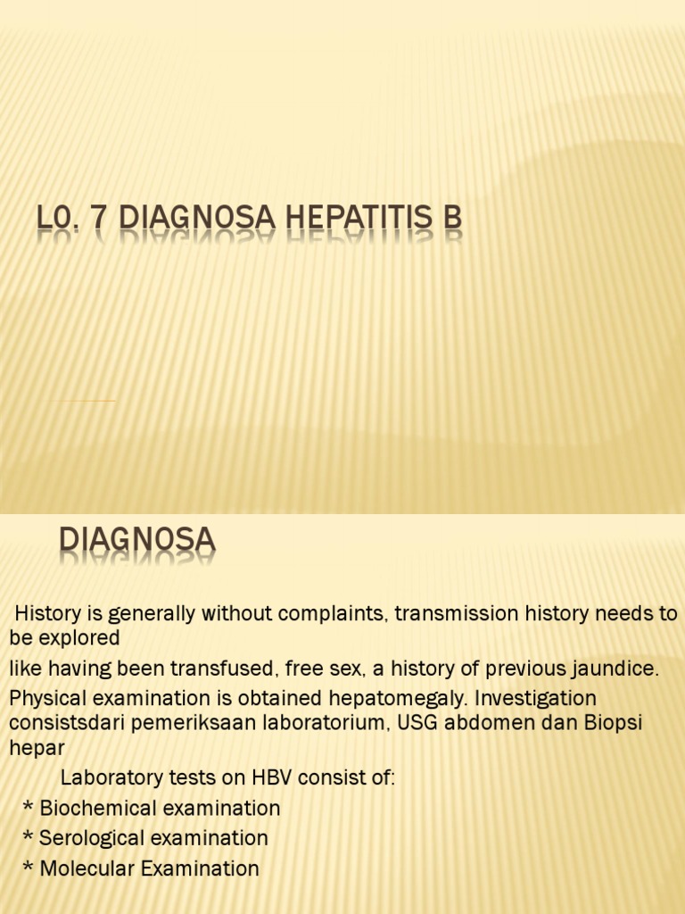Diagnosing Hepatitis B: A Guide to Laboratory Tests and Their ...