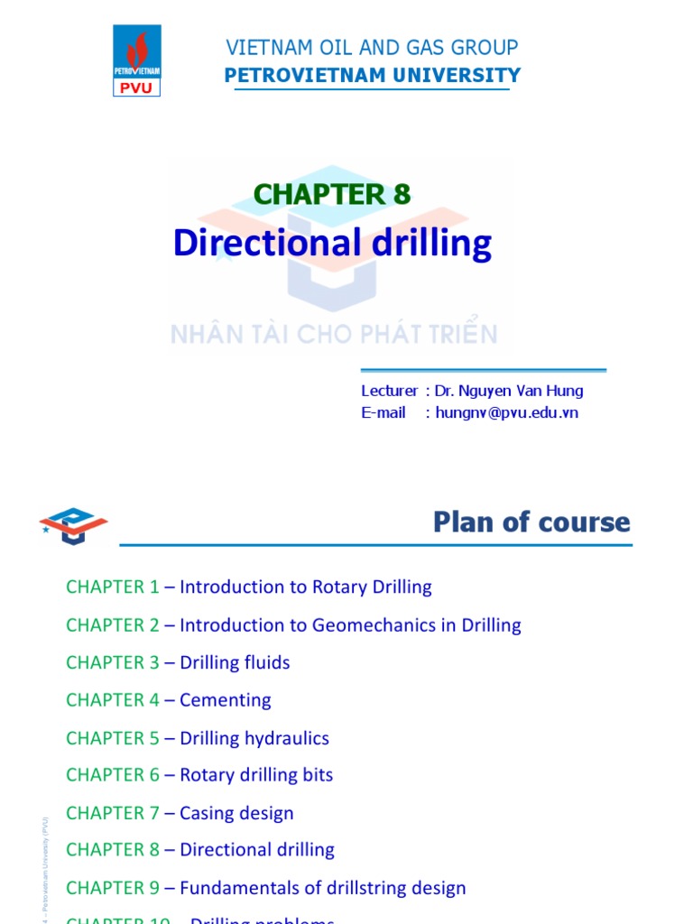 Chapter 8. Directional Drilling PDF | PDF | Oil Well | Drilling Rig
