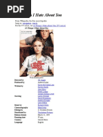 Analysis of "10 Things I Hate About You" | PDF