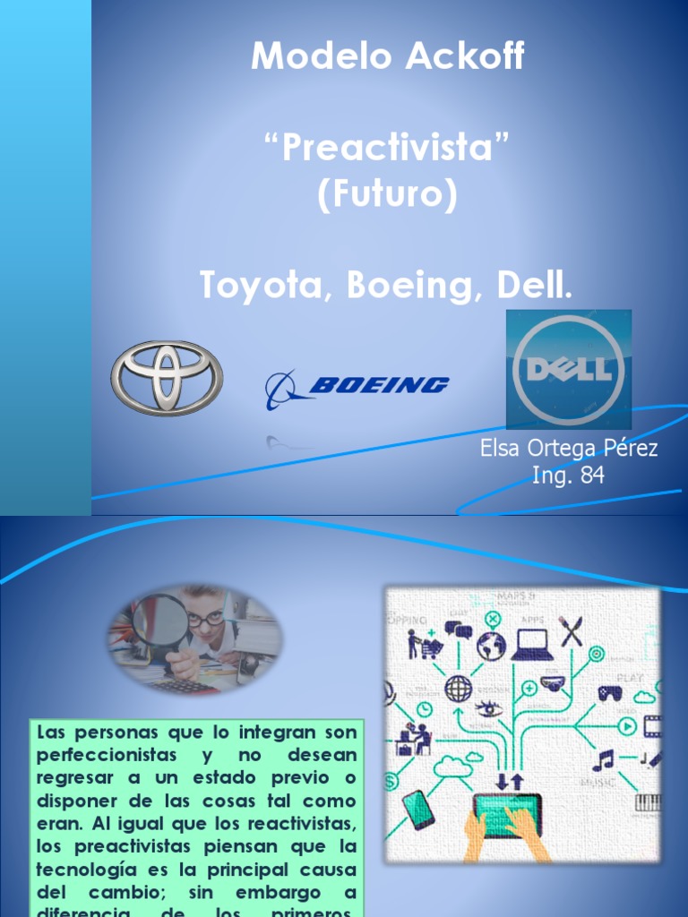 Elsa Ortega Pérez - Ejemplo de Modelo Ackoff | PDF