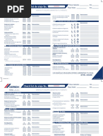 Check List Unidades Caryo | PDF | Industria automotriz | Vehículos terrestres