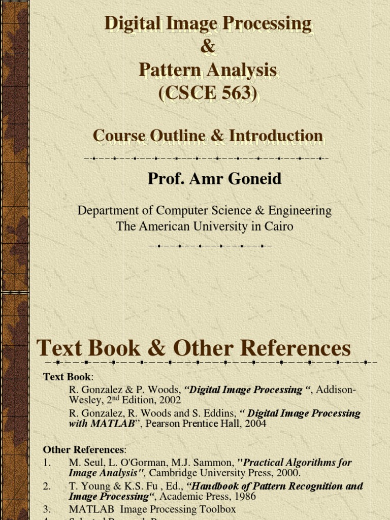 Digital Image Processing Course Overview | PDF | Digital Image | Image ...