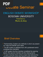 WSDC Debate Format Overview | PDF | Argument | Truth