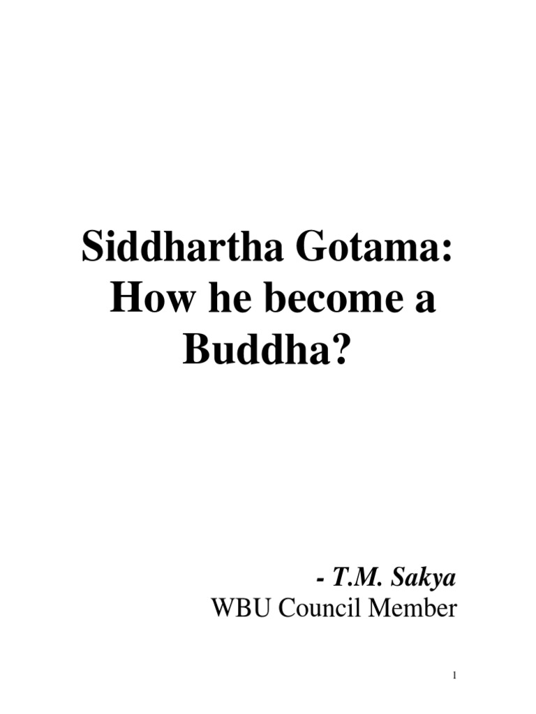 Siddhartha Become A Buddha-Article | PDF | Ashoka | Gautama Buddha
