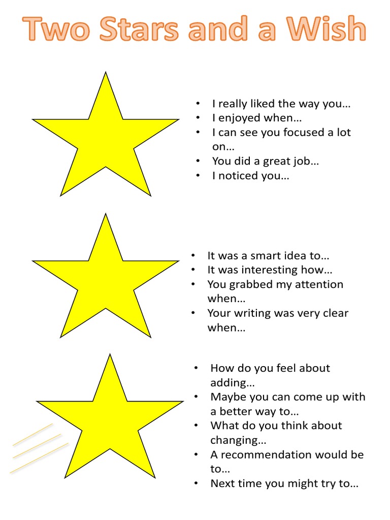 Two Stars and A Wish | PDF | Self-Improvement